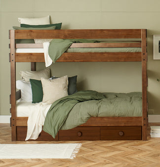 Bunk Bed with built in End Ladder – Bunkers.com.au